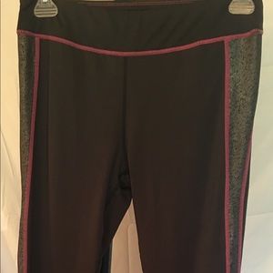 Zone Pro | Pants & Jumpsuits | Womens L Pro Zone Black And Pink Yoga ...